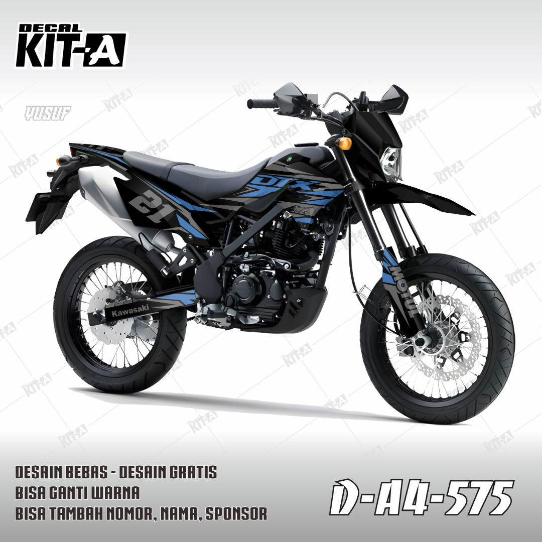 Street Race Hitam Biru Abu2 – Decal Kita
